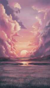 Blushing Sunset Colors Print - Visual Delights