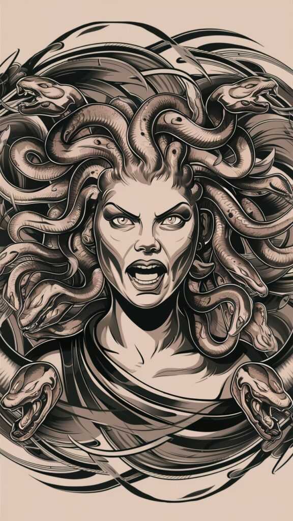 Unveil Your Power with a Medusa Tattoo Design