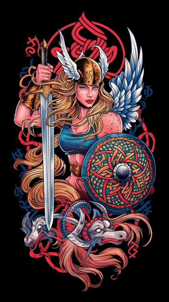 Viking Valkyrie Tattoo Design Inspirations