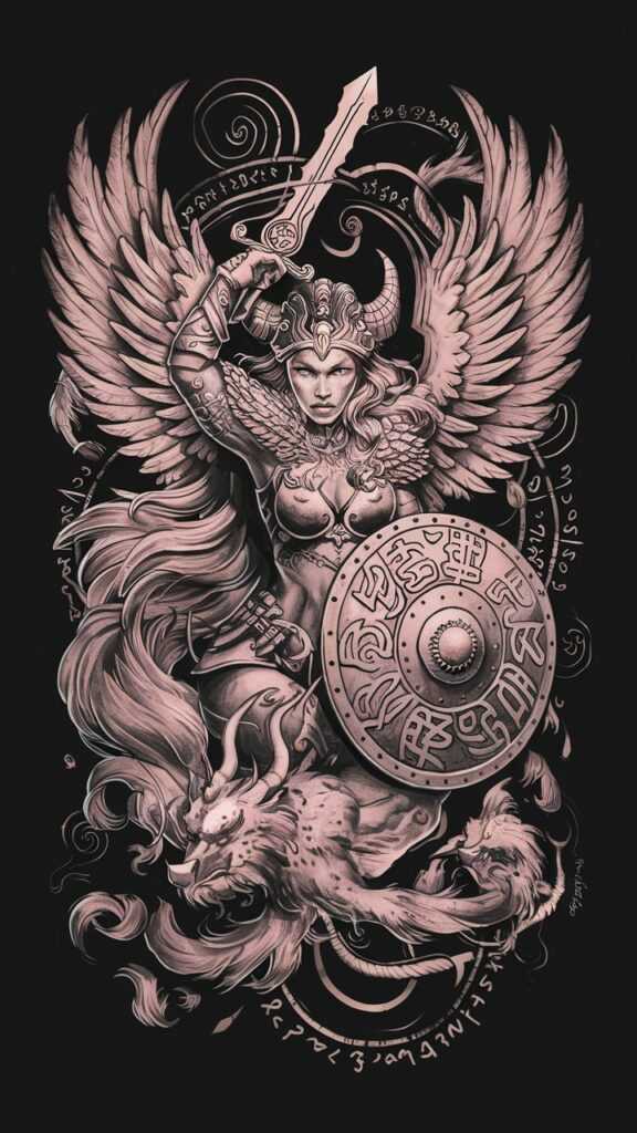 Viking Valkyrie Tattoo Design Inspirations