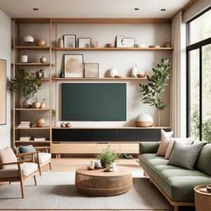 Japanese Living Room TV: Style Your Space with Flair