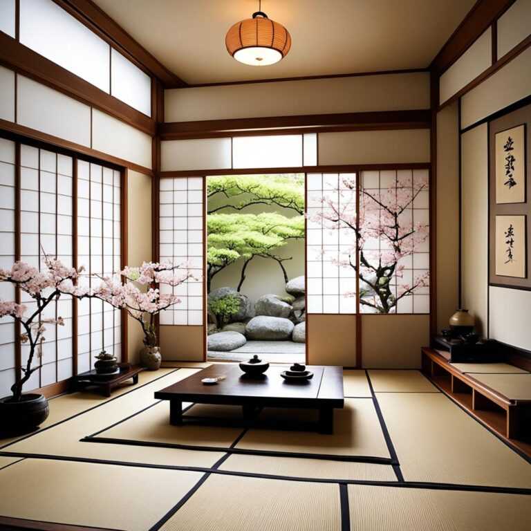 Cozy Japanese Living Room Apartment Design Ideas