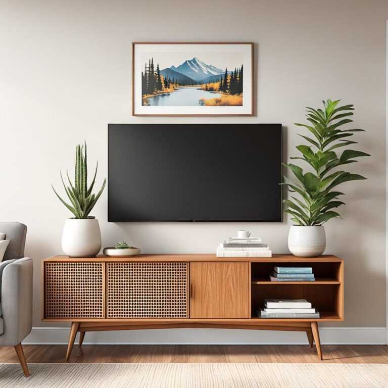 Mid Century Modern TV Stand: Stylish Storage Solution