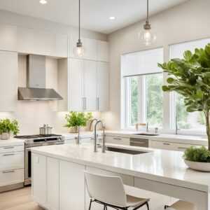 Stunning Kitchen Ideas: Painted Cabinets Makeover