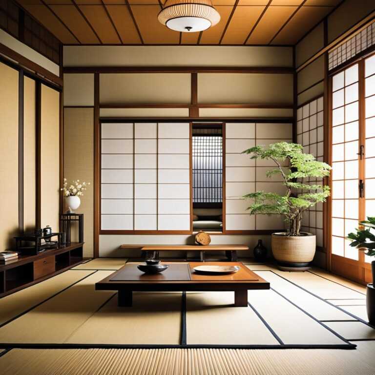 Cozy Japanese Living Room Apartment Design Ideas